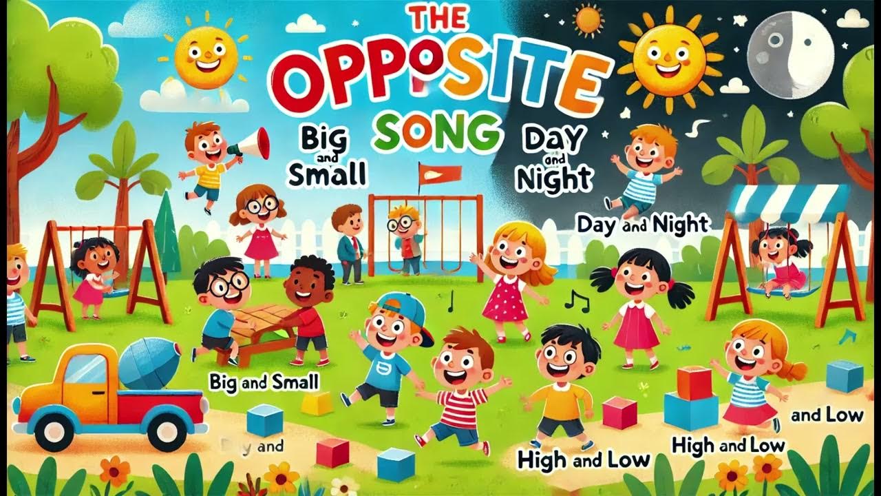 The Opposite Song | Fun Learning Song for Kids - YouTube