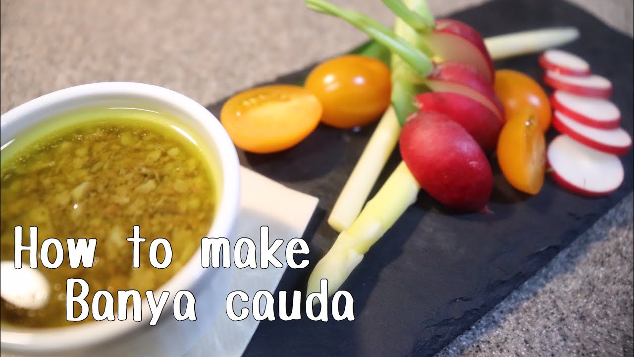 バーニャカウダの作り方/How to make Banya cauda - YouTube