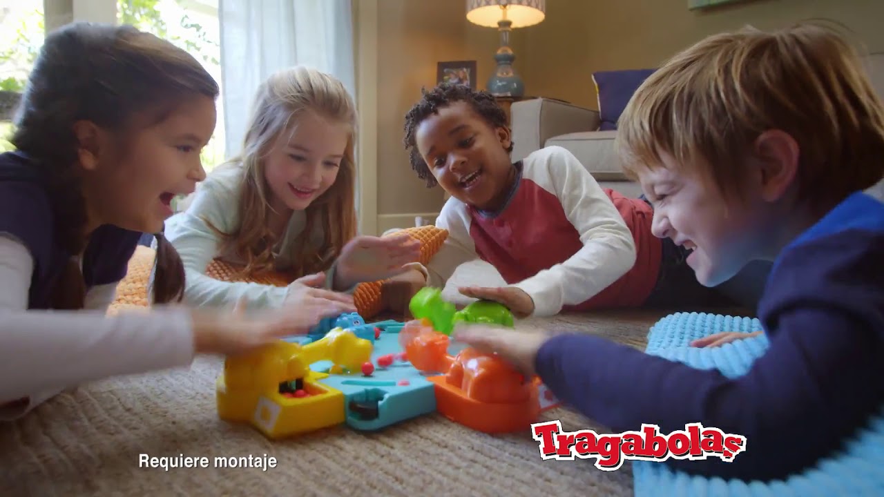 Juego de mesa Tragabolas Hasbro - YouTube