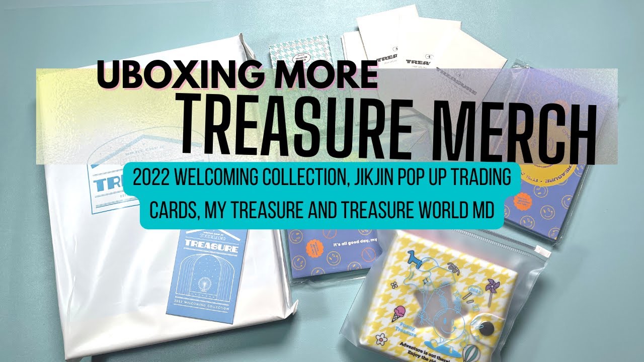 Unboxing MORE TREASURE Merch 💎 2022 Welcoming Collection, Jikjin Popup ...