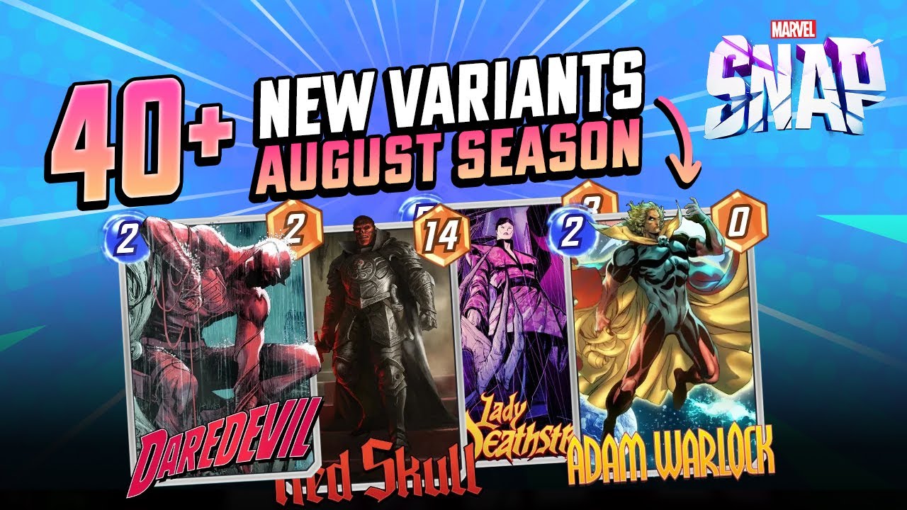 40+ NEW Variants Added Into Marvel Snap August 2023 Big In Japan Season ...