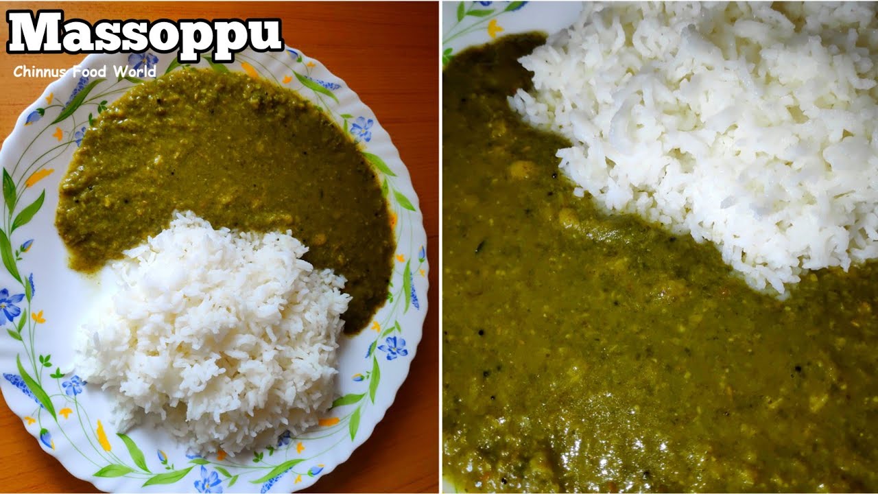 Massoppu Recipe|Karnataka Special Massoppu Saaru Recipe|Chinnus Food ...