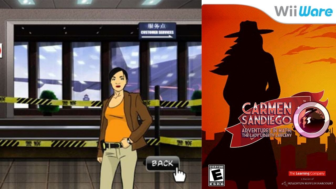 Carmen Sandiego Adventures in Math The Lady Liberty Larceny (Nintendo ...