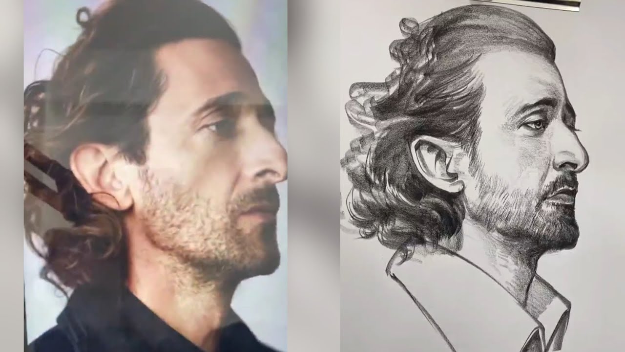 How to Draw a Portrait Using Reference - Drawing Realistic Faces - YouTube