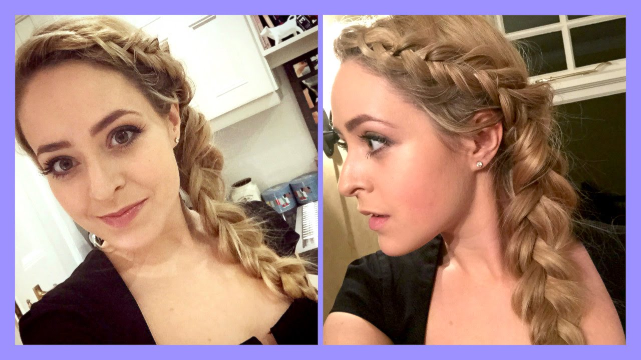 How To: Giant Messy Side Braid! | Fleur De Force - YouTube