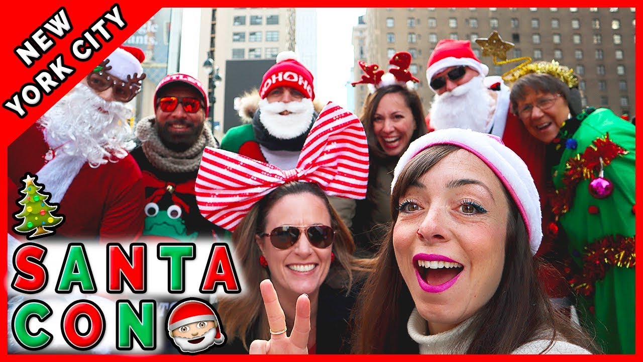 Santa Con New York City 2018 - YouTube