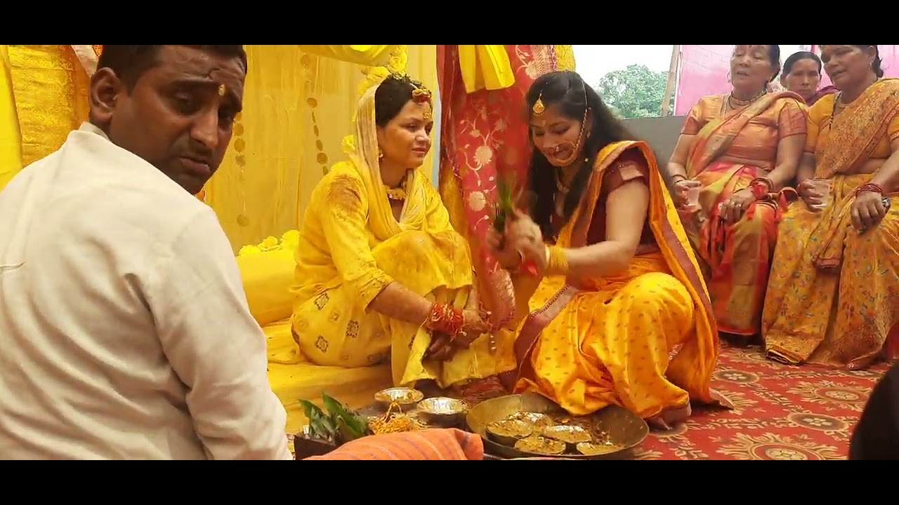 Haldi..... function.garwali.....reeti riwaj se..... 🎉🎉🎉🎉 - YouTube