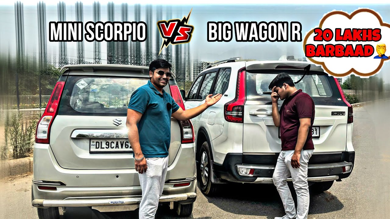 7 lakhs me Scorpio ka Maza?😍 | Mini Scorpio vs Badi Wagon R🤦‍♂️ - YouTube