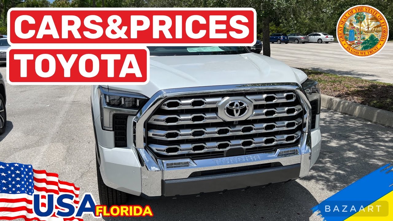 Cars and Prices, Toyota brand new Florida - YouTube