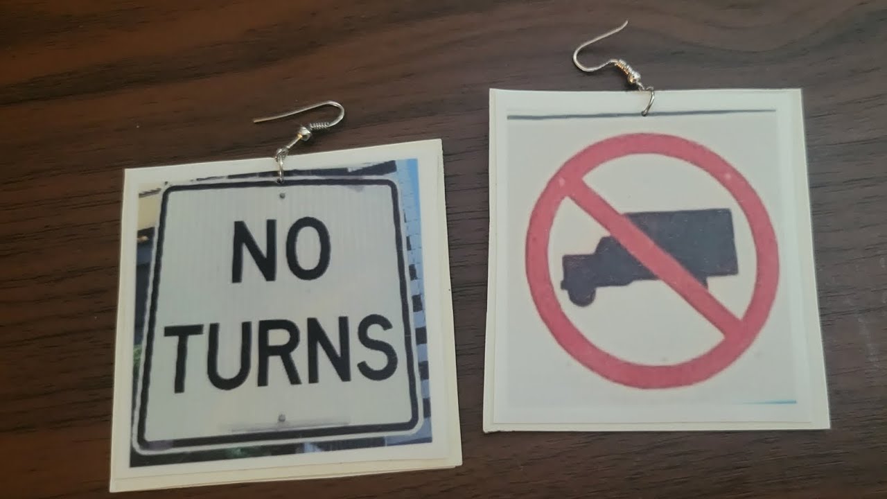 DIY: How to make STREET SIGN earrings #esl #english #street #signs # ...
