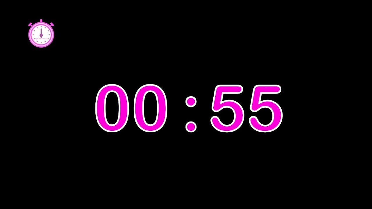 55 second timer : countdown 55 second timer - YouTube