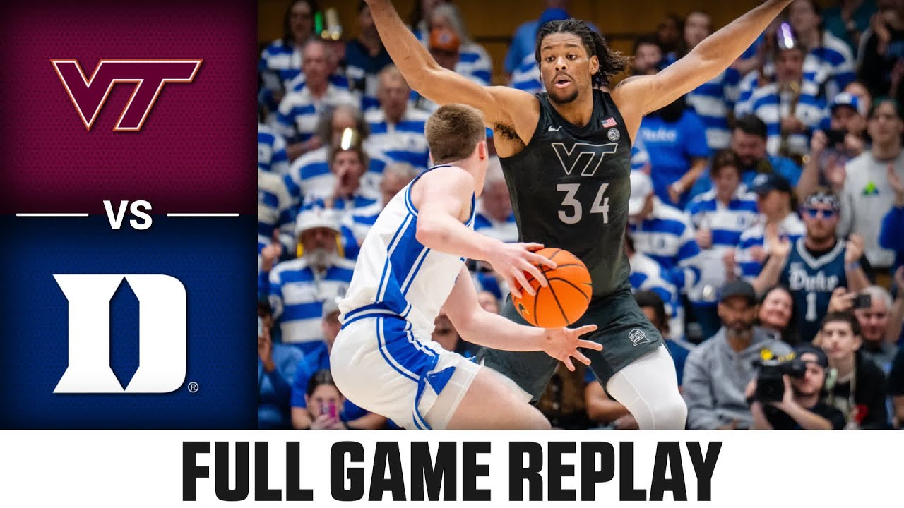Virginia Tech vs. Duke Full Game Replay | 2024-25 ACC Men's Basketball ...