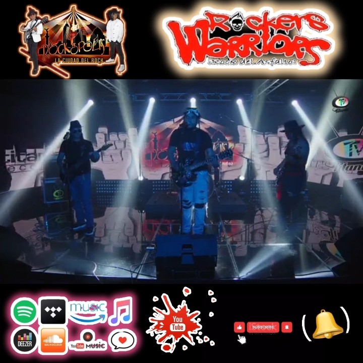 🤘ROCKERS WARRIORS En Directo Rock Titanio ⤵️#Gracias A #Dios Primero Que Nada, A La #Banda🤘 ...