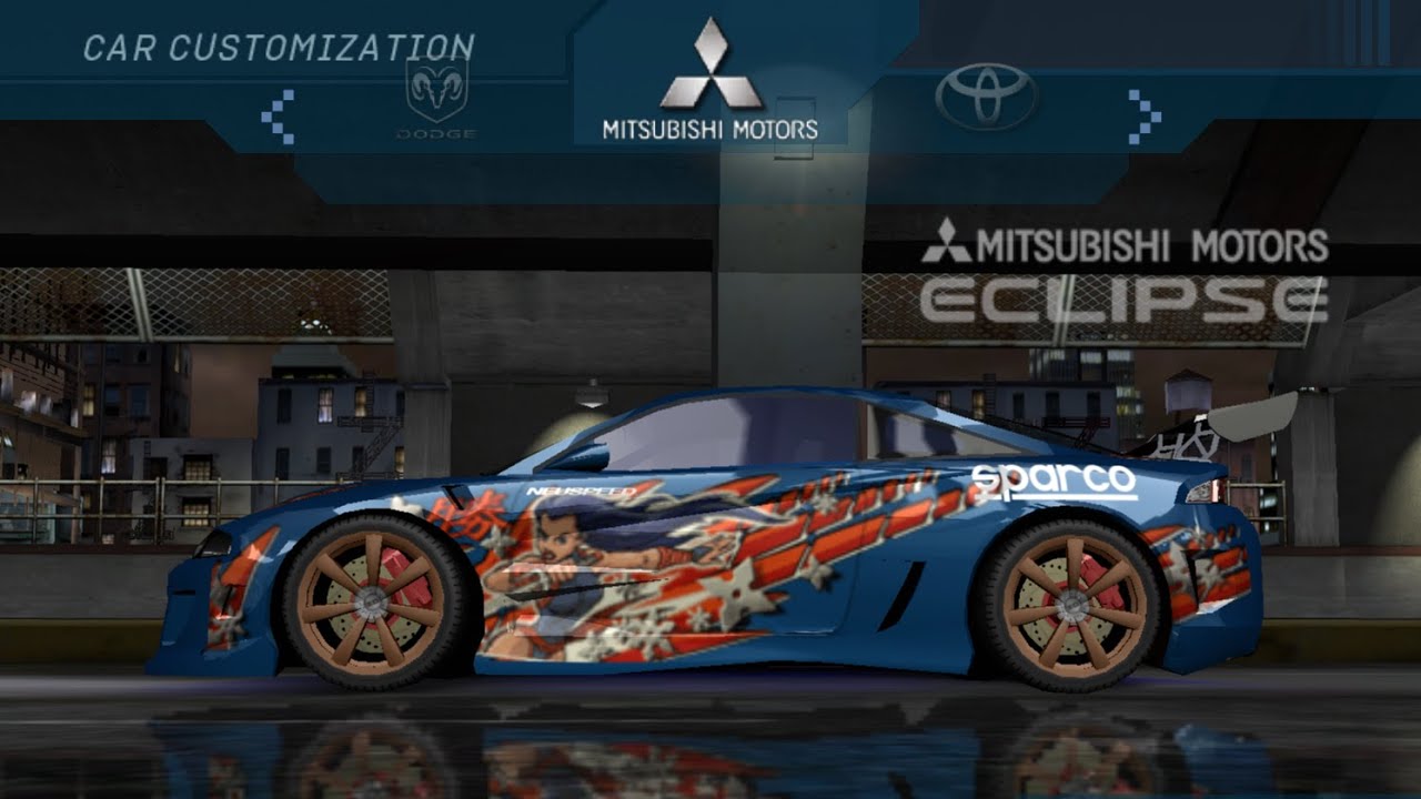 Need for Speed: Underground. Mitsubishi Eclipse GS-T customization and race. - YouTube