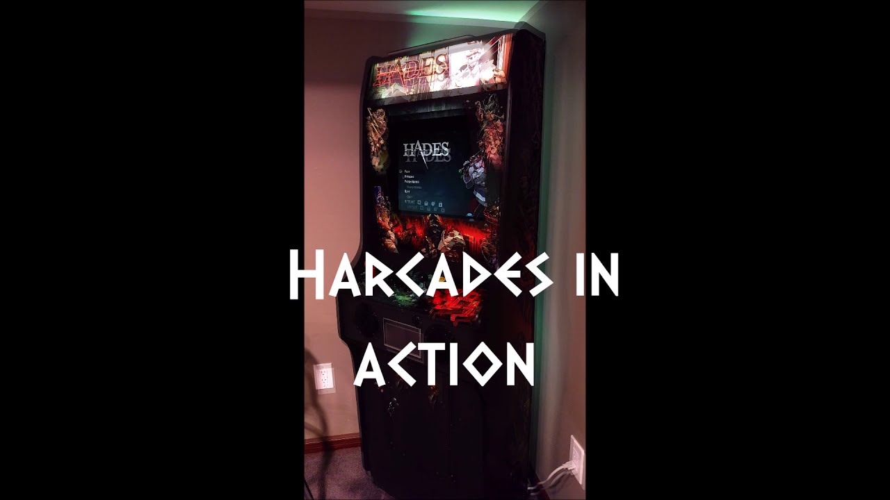 Hades custom arcade (Harcades) in action. - YouTube