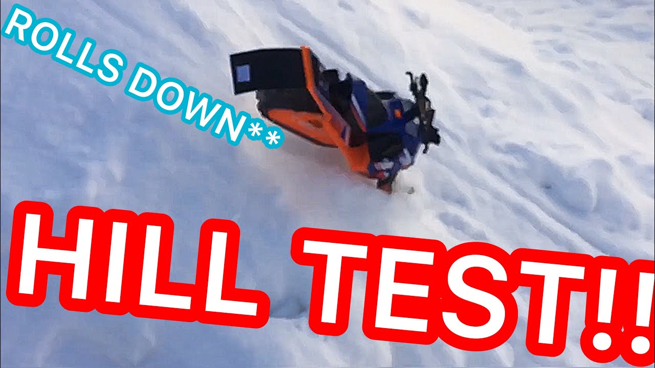 Rc snowmobile| Hill TEST - YouTube