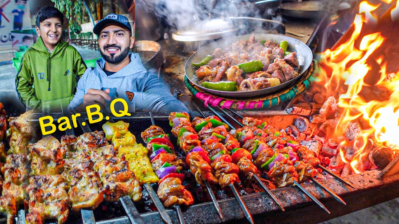 Bar.B.Q in Rain 🌧 Famous Barbecue Shehzad Tikka Shop in Sialkot ...