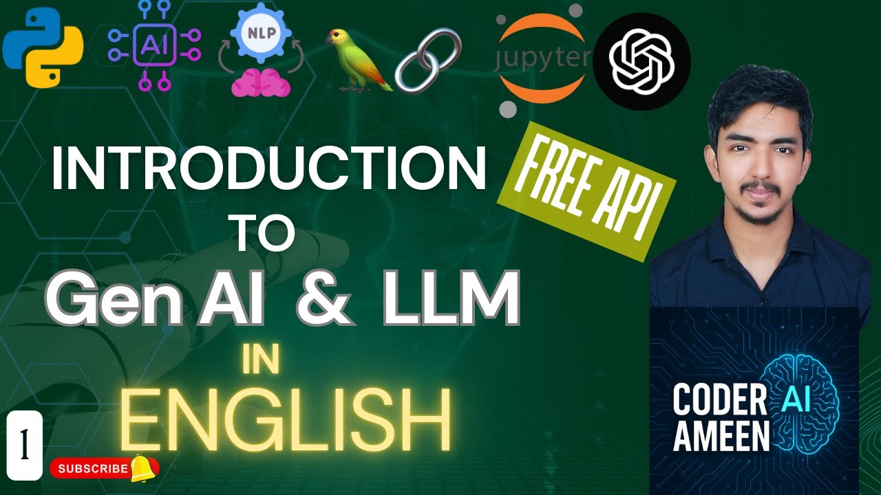 Introduction to Generative AI and LLM in English | AI & Machine ...