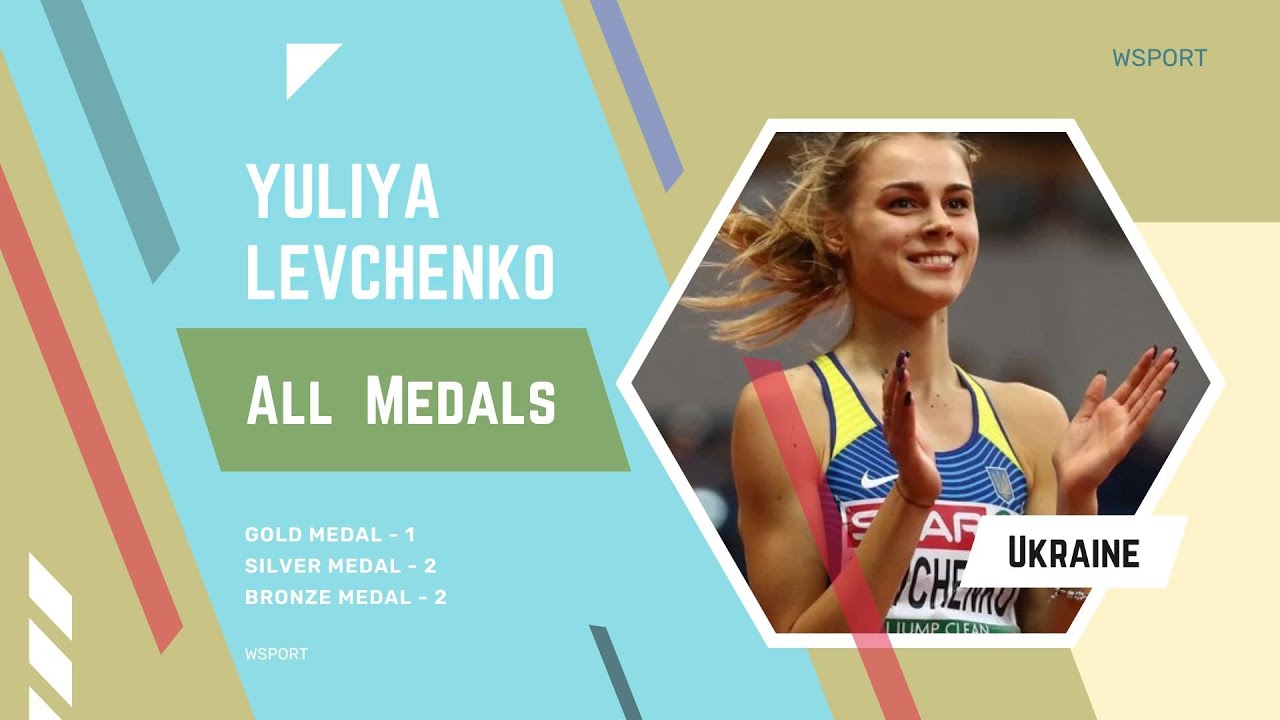 Yuliya Levchenko - Beautiful Woman High Jump. All medals history - YouTube