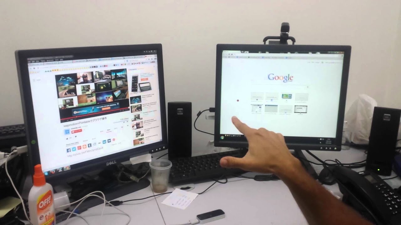 Pointable leapmotion - YouTube