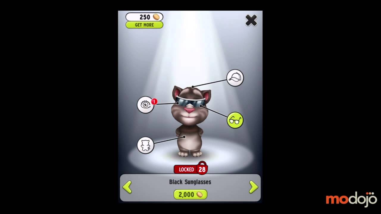 My Talking Tom (iPhone/iPad) Customizing My Tom - YouTube