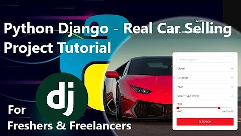 Python Django Project Based Course - Real World Project for your Resume or Portfolio - YouTube