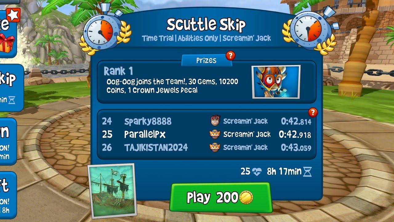 Beach Buggy Racing 2 - Scuttle Skip Event | Screamin' Jack Time Trial ...