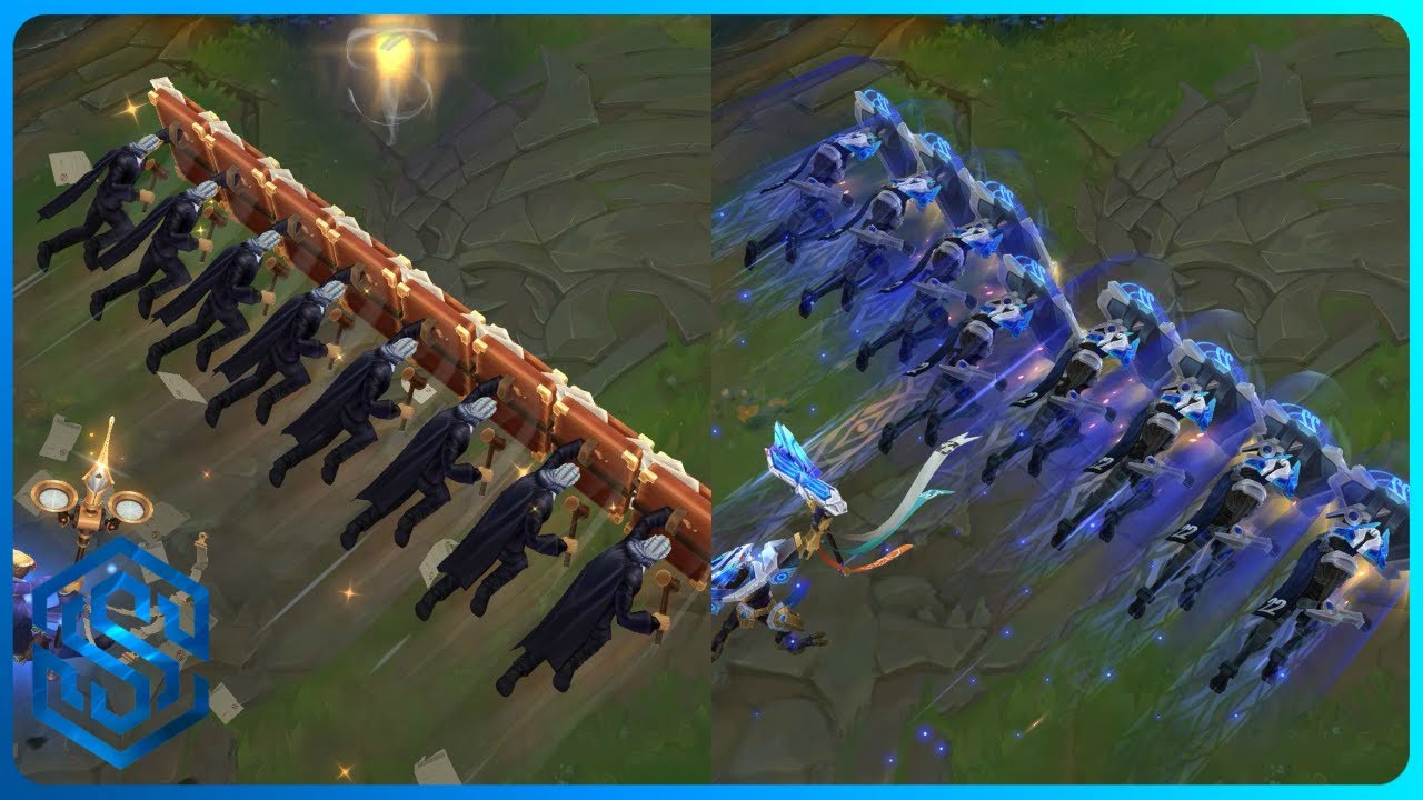 Lawyer Azir vs Worlds 2022 Azir Skin COMPARISON - YouTube