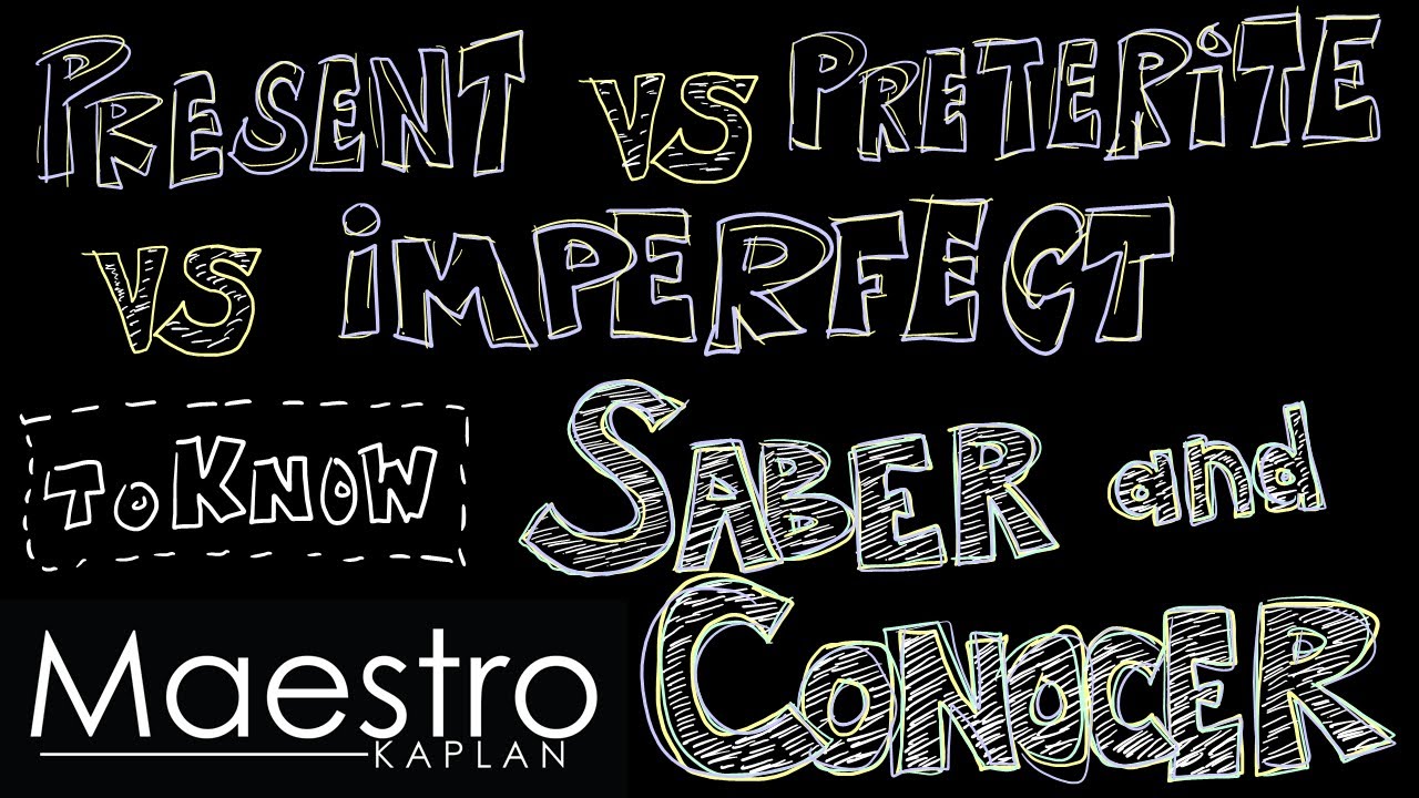 Present vs Preterite vs Imperfect of SABER and CONOCER - YouTube present-vs-preterite-vs-imperfect-of-saber-and-conocer-youtube