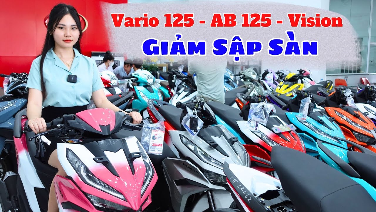 Giá Xe Honda Vario 125 , AB 125 , Vision Mới Nhất 13/6/2024 Giảm Quá Rẻ ...