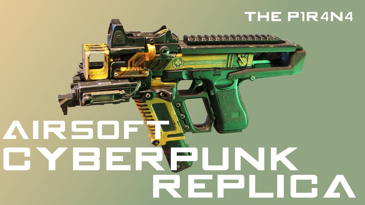 CYBERPUNK PDW / ENGLISH SUBS / Airsoft replica custom mod for LARP ...