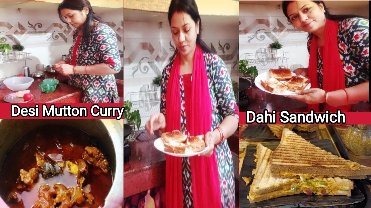 🌞 कैसे सुबह 5:30 से शुरू हो जाते हैं,ये सारे काम 🌺🌺 Holi Special Mutton (मटन) Recipe🌿 Dahi ...