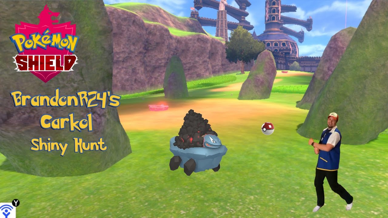 Shiny Carkol Hunt! // Pokémon Shield - YouTube