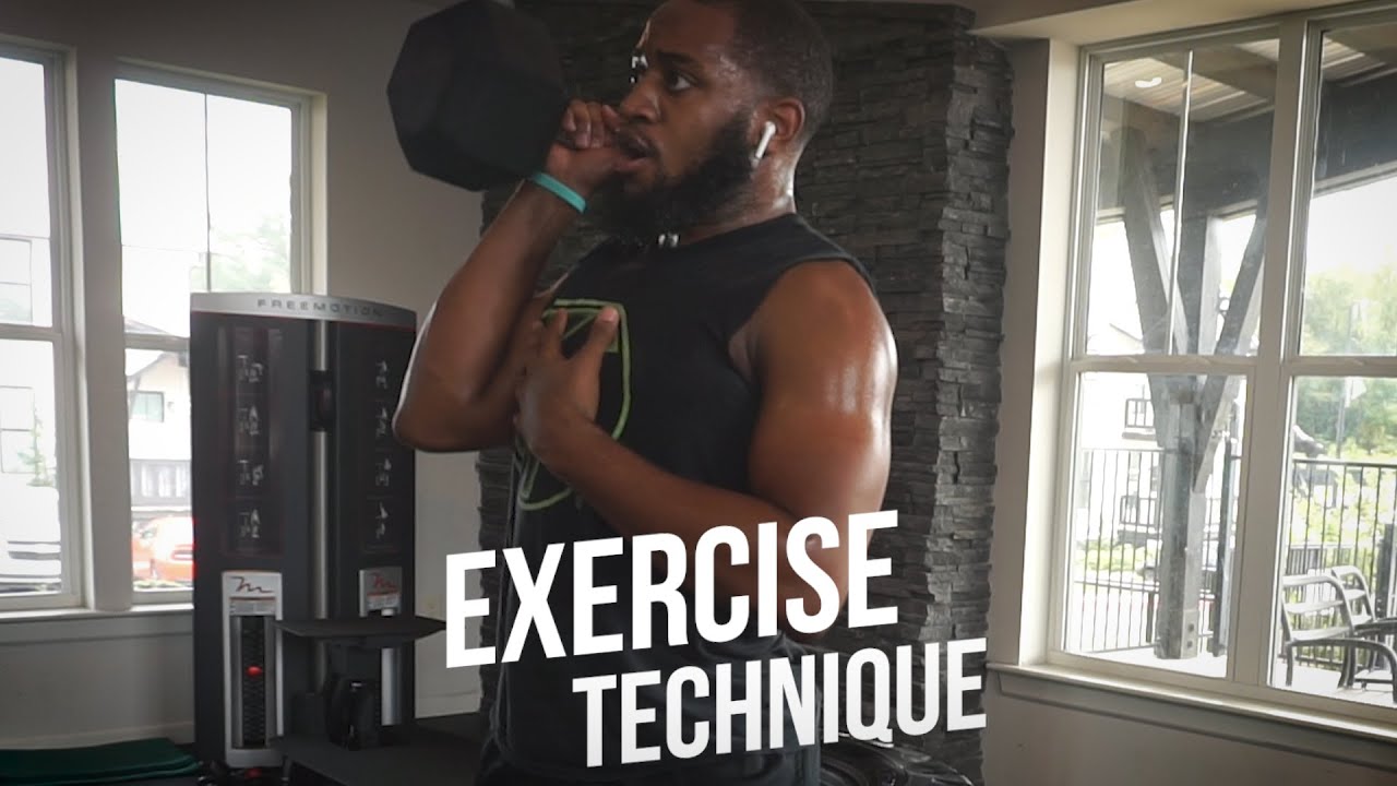 HOW TO DO A ONE ARM DUMBBELL CLEAN | EXERCISE TECHNIQUE - YouTube