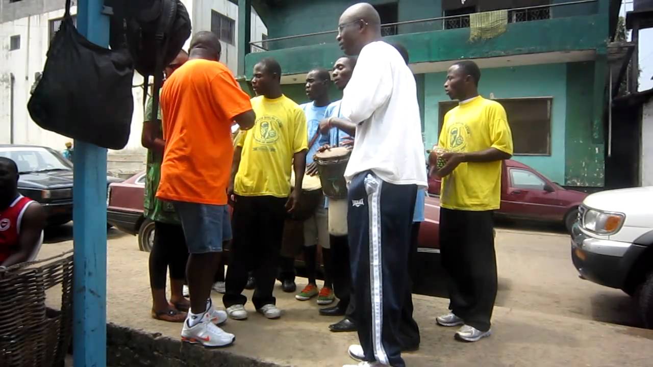 Liberian male vocal group jamming to some amazing collection of songs ...