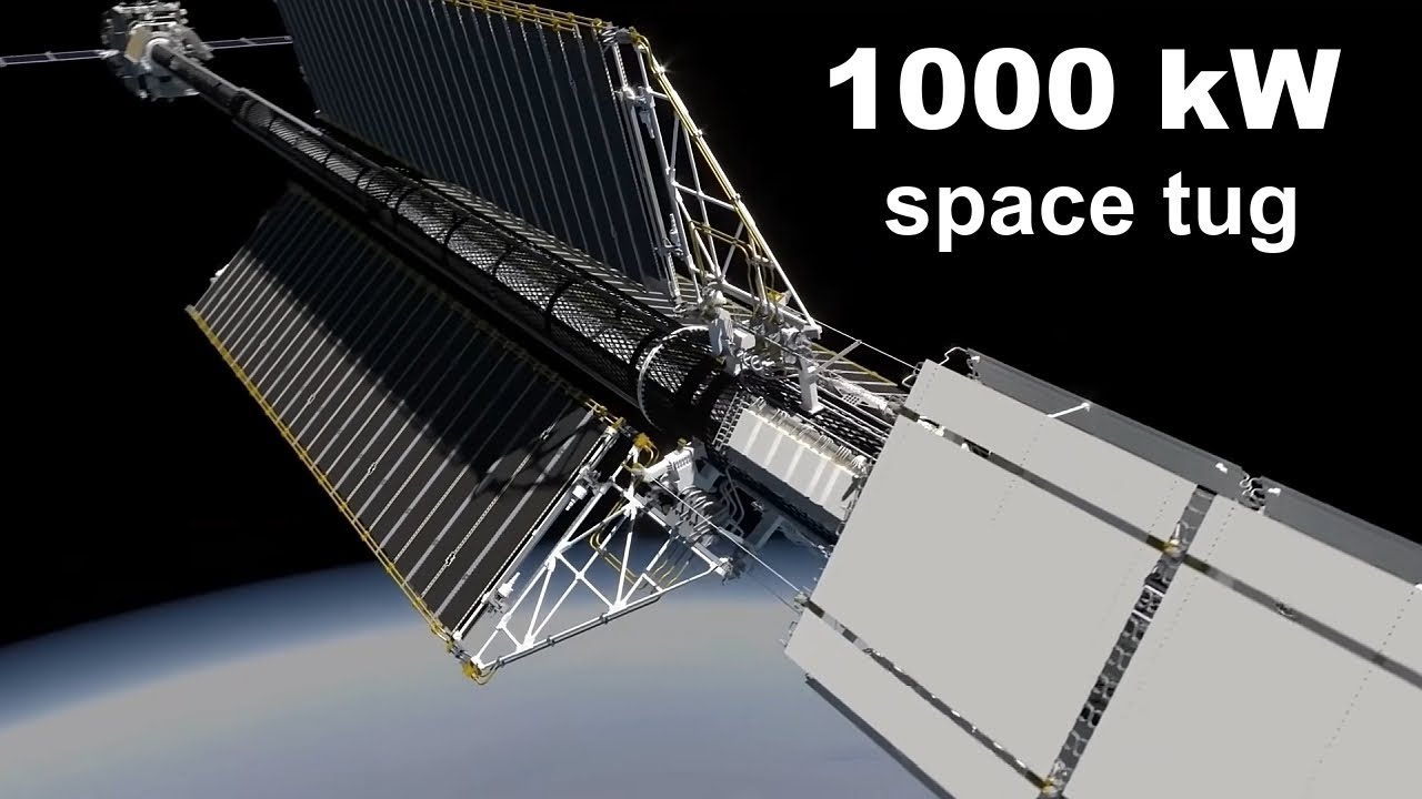 Russia unveiled 1000kW nuclear space tug Nucleon! - YouTube