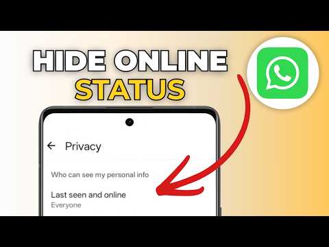 How To Hide Online Status on WhatsApp