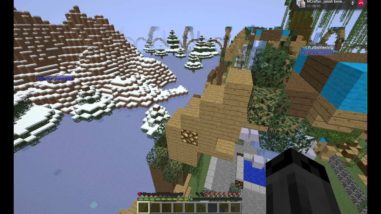 Minecraft:Hacking In Walls PvP - YouTube