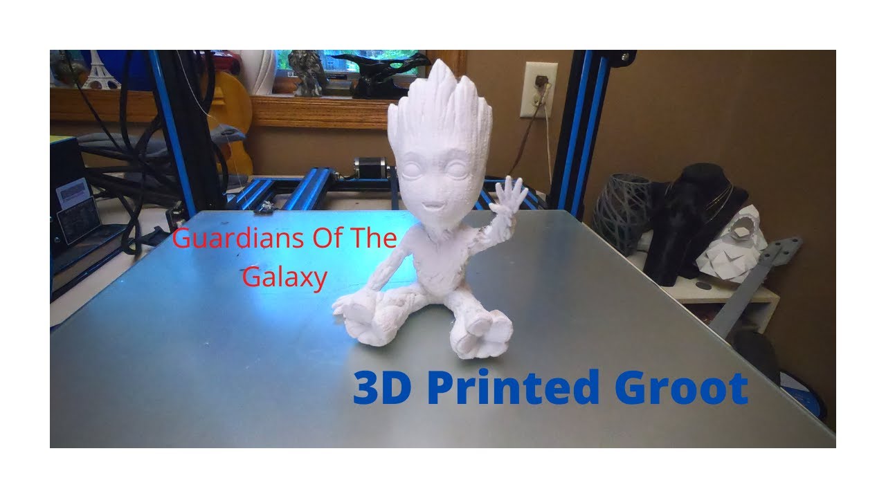 3D Printed Groot - YouTube