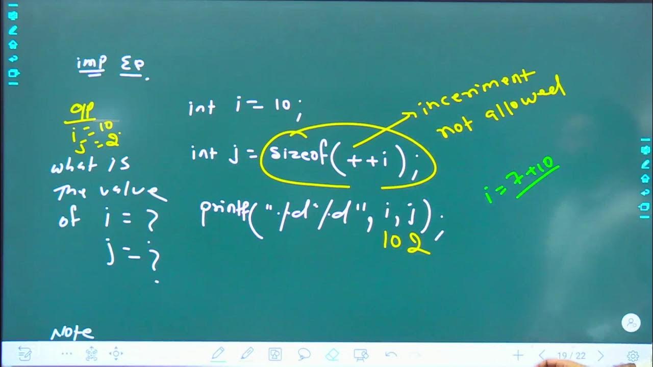 Operator In C Language By Bijendra Sir Infique Classes Suchna Sahayak 2023 Youtube