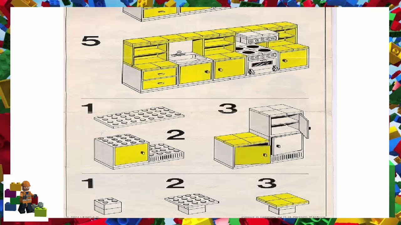 LEGO instructions - Homemaker - 263 - Kitchen - YouTube