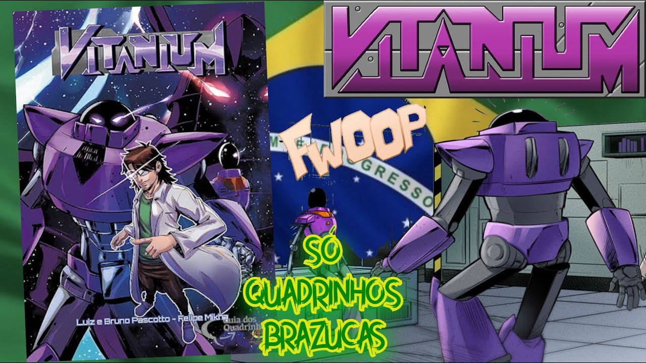 VITANIUM - MANGÁ NACIONAL - APRESENTANDO HQBR - YouTube