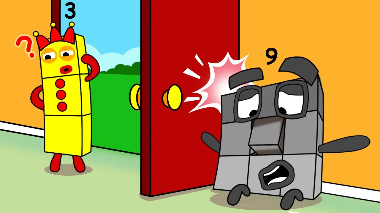 Ouch, It's Hurt! Numberblocks 3 and 9 Play Hide and Seek - Numberblocks ...
