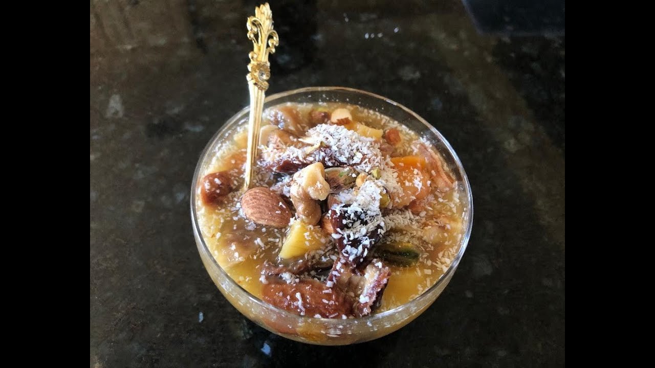 How to make Egyptian khoshaf / Khushaf - طريقة عمل الخشاف المصري - YouTube