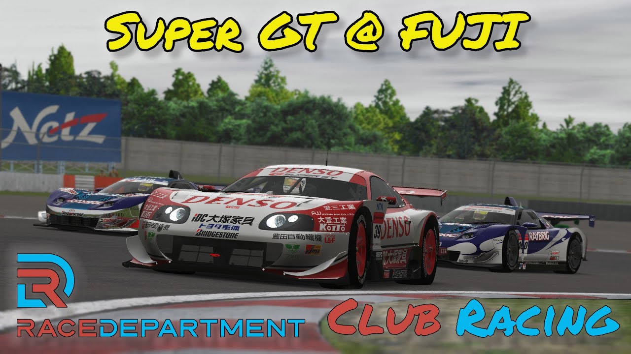 Super GT @Fuji - RaceDepartment Club Racing - rFactor 2 - YouTube