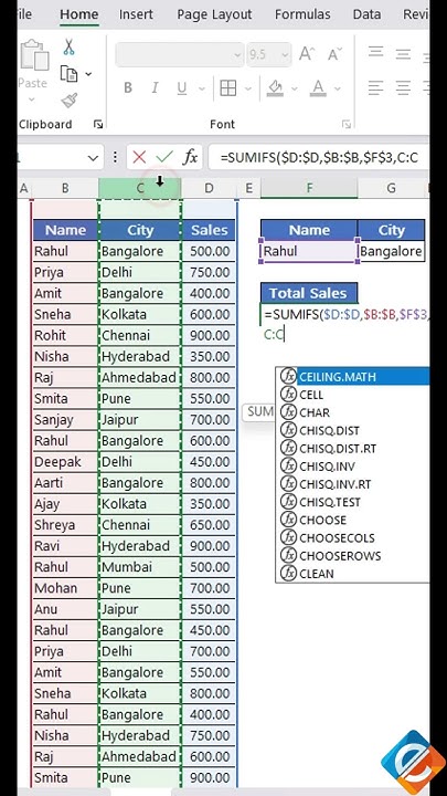 🔍📊 Mastering SUMIFS: Advanced Data Summation and Analysis in Excel - YouTube
