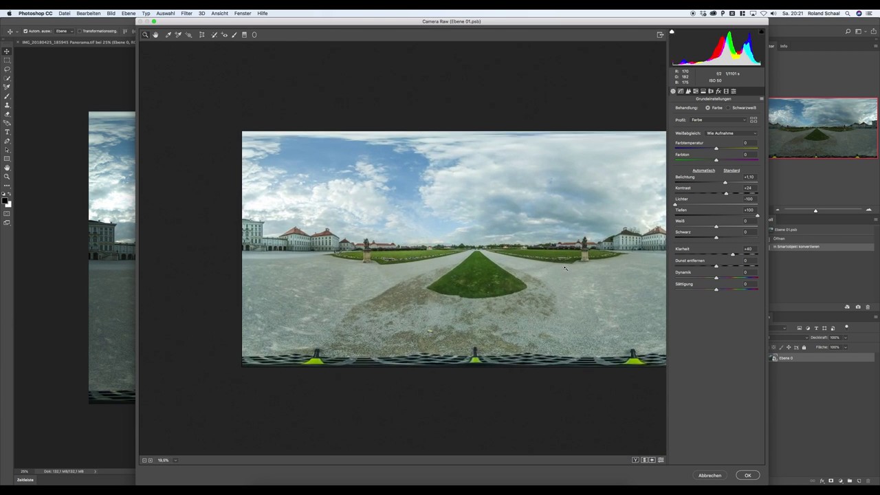 360° image editing with Photoshop CC 2018 - YouTube