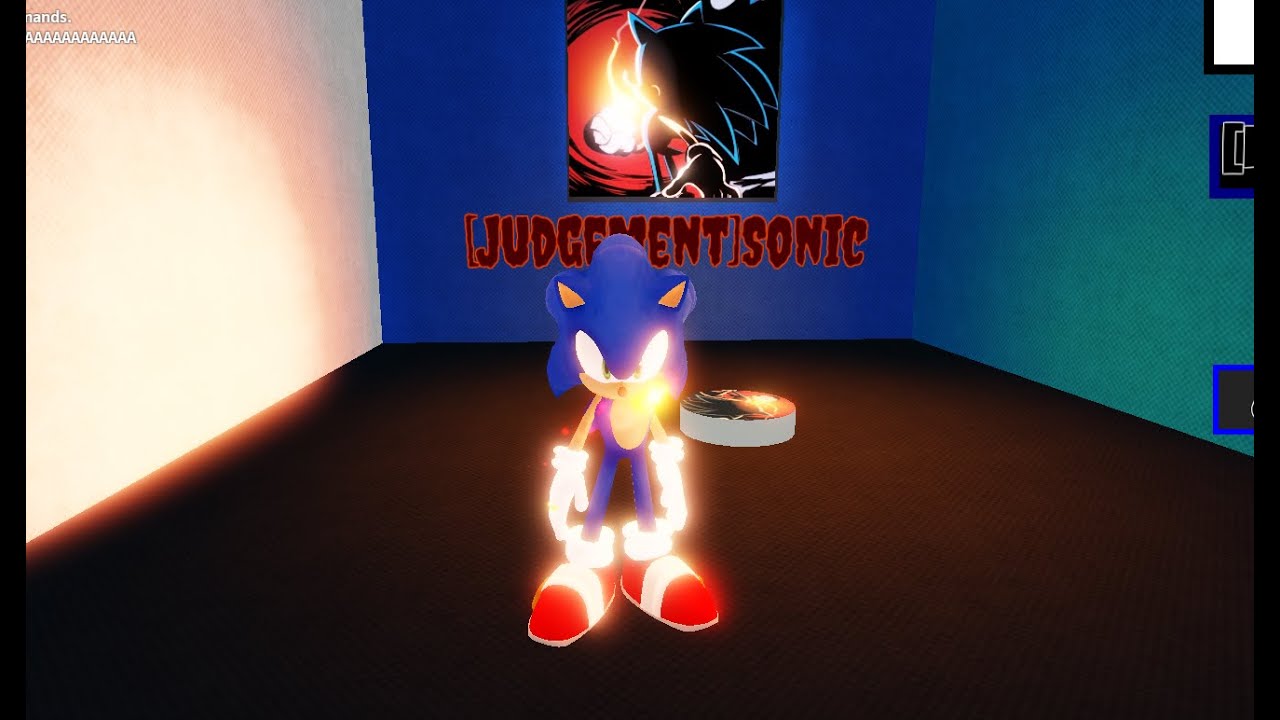 Judgement sonic (badge) in sonic universe rp (roblox) - YouTube