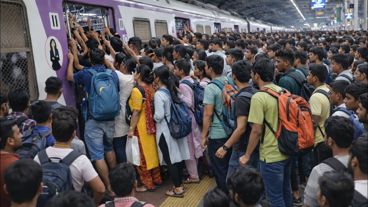 Mumbai Local Rush Hour: Not for the Weak-Hearted | Struggles, Sweat ...