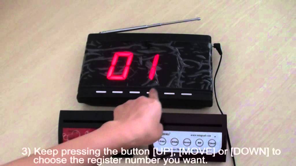 SINGCALL Service Bell Wireless Calling System-Restaurant Service Call ...